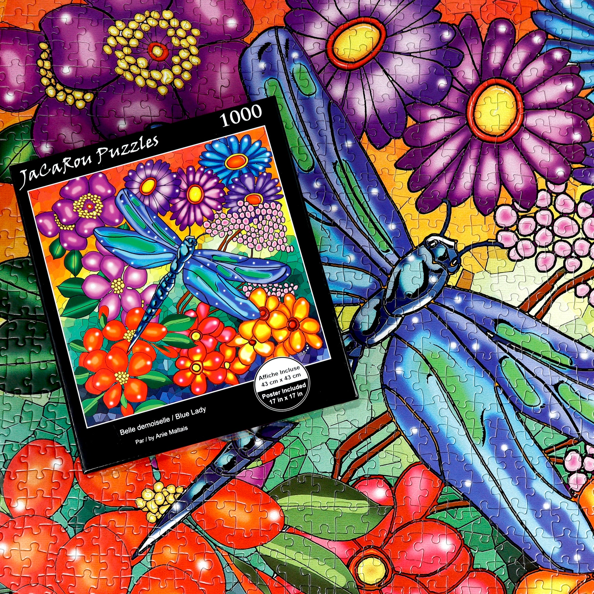 Puzzle - BLUE LADY – JaCaRou Puzzles