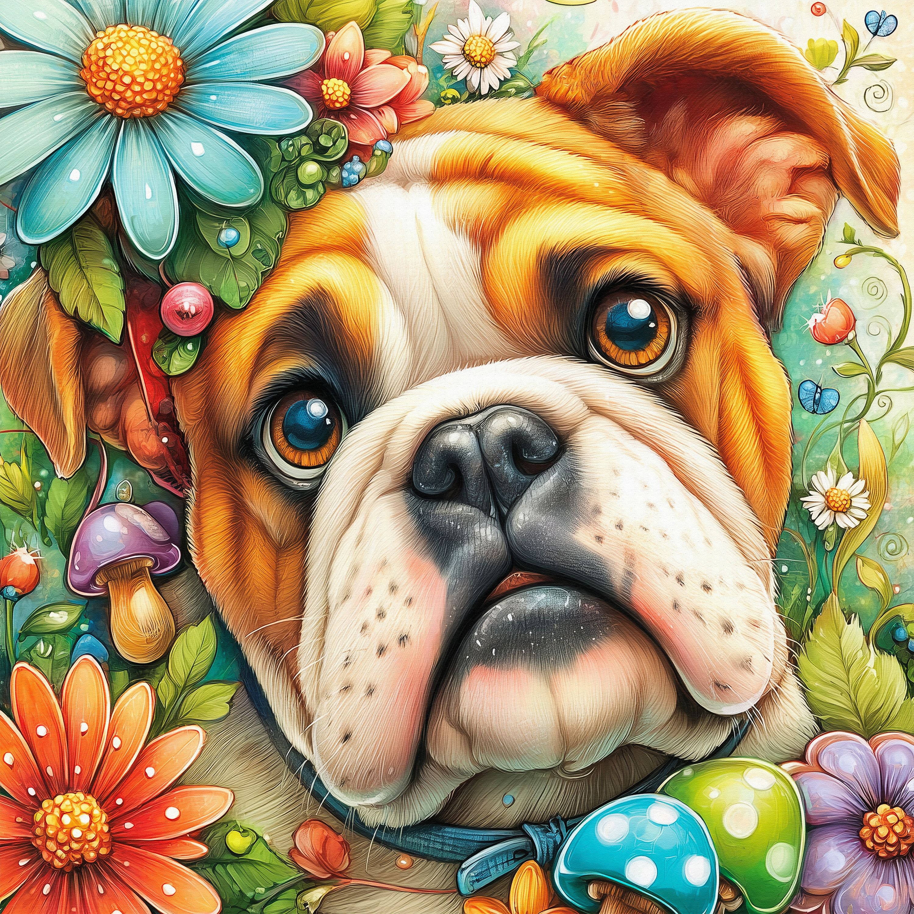 Broderie de diamant RONDS - BULLDOG – JaCaRou Puzzles